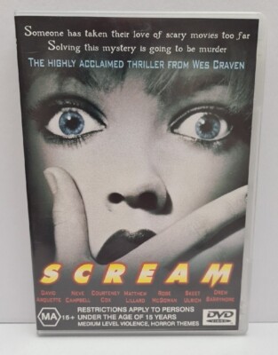 Scream (DVD, 1996) Region 4 Thriller Mystery 9315841994366 | eBay
