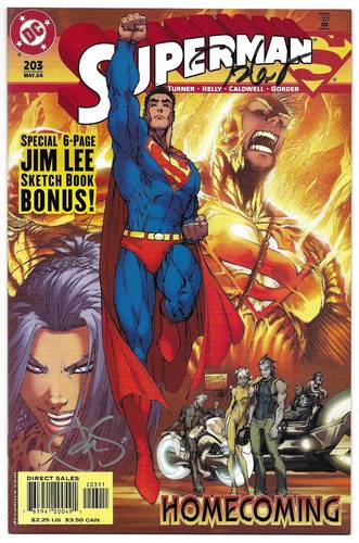 Superman 203 Signed Talent Caldwell Peter Steigerwald Autographed ...