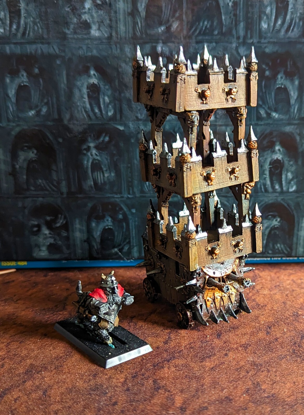 Warhammer Chaos Dwarf Juggernaut warmachine Realm of Chaos Citadel OOP ...