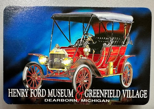 Vintage Henry Ford Museum & Greenfield Village Playing Cards | eBay