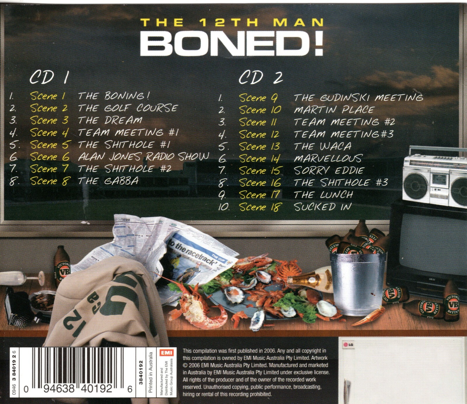 12TH MAN Boned 2CD - Billy Birmingham | eBay Australia