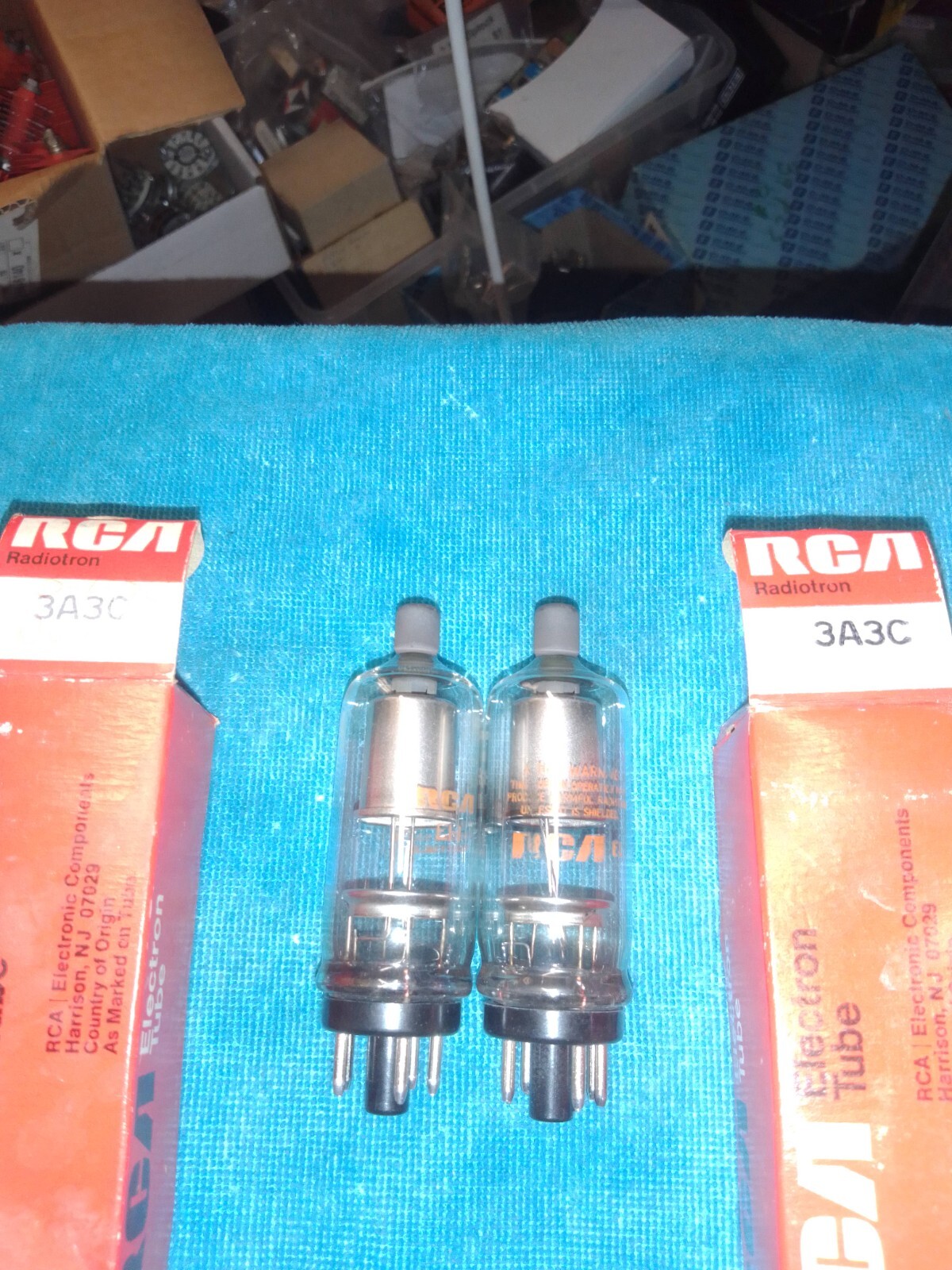 (2) NOS RCA 3A3C COIN BASE HIGH VOLTAGE RECTIFIER TUBES - TV7 TESTED | eBay