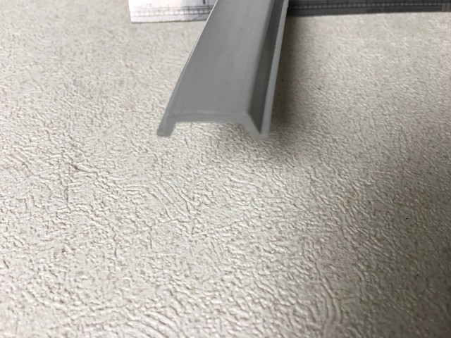 Bailey Caravan Awning Rail Insert Infill Trim in Grey 19mm Herzim Strip ...