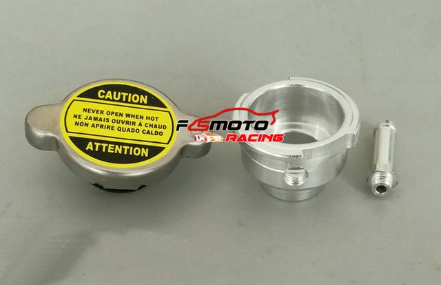 1 1/2" WELD ON ALUMINUM RADIATOR FILLER NECK & 1.1 BAR RADIATOR CAP ...