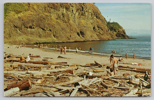Postcard Waikiki Beach at Fort Canby Park in Washington | eBay
