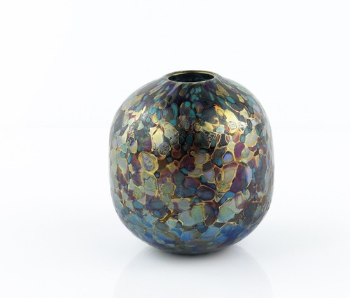TIMOTHY HARRIS FOR ISLE OF WIGHT 'BON BON ALLSORT' GLASS GLOBE VASE | eBay