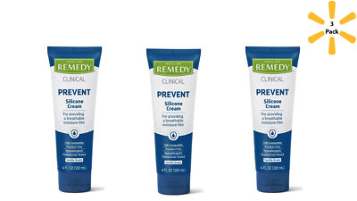 Medline Remedy Prevent Silicone Cream Hypoallergenic Vanilla Scent 4oz ...