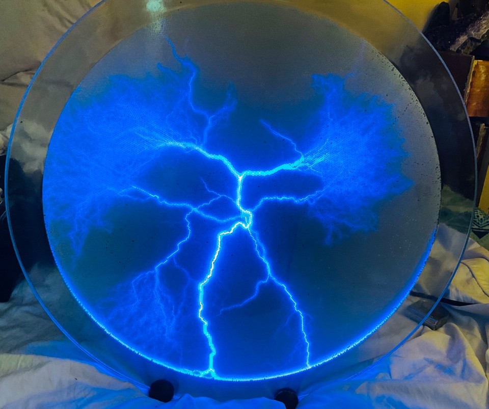 Luminglas rare 20" Plasma Light Touch Interactive Lightning Disk | eBay