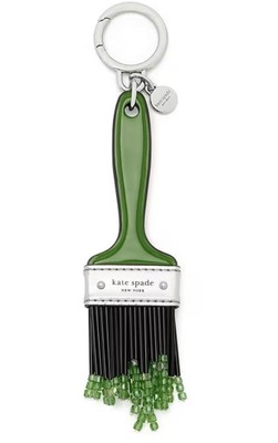 NWT Kate Spade Squeeze Paint Brush Key Fob Keychain Bag Charm Multi | eBay