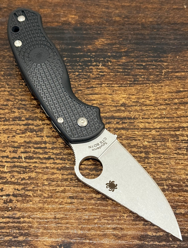 Spyderco Para 3 PM3 Lightweight Knife Black FRN CTS BD1N C223PBK ...