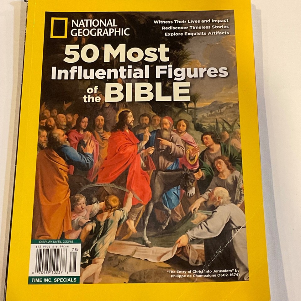 National Geographic 50 influential figures Bible Mary Angels Saints ...