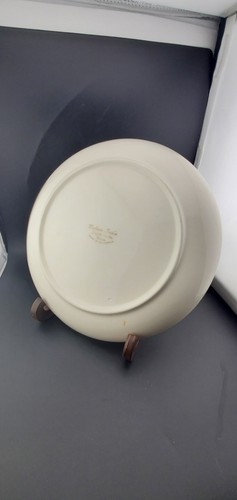 Santa Anita Ware Modern Susie Round Platter 9" White Yellow Flowers ...