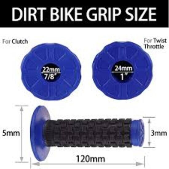 Pro Taper Pillow Top Dirt Bike Hand Grips Blue 7/8 For YZ KX CRF KTM ...
