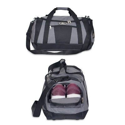 Gym Bag Sport Travel Wet Pocket Shoe Work out Duffle S225 | eBay