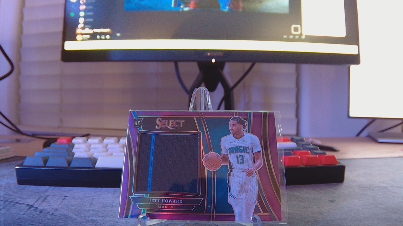 2023-24 Panini Select Jett Howard Rookie Jersey Swatch #13/99 1 of 1 | eBay