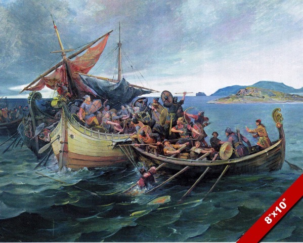 Viking Battle Painting