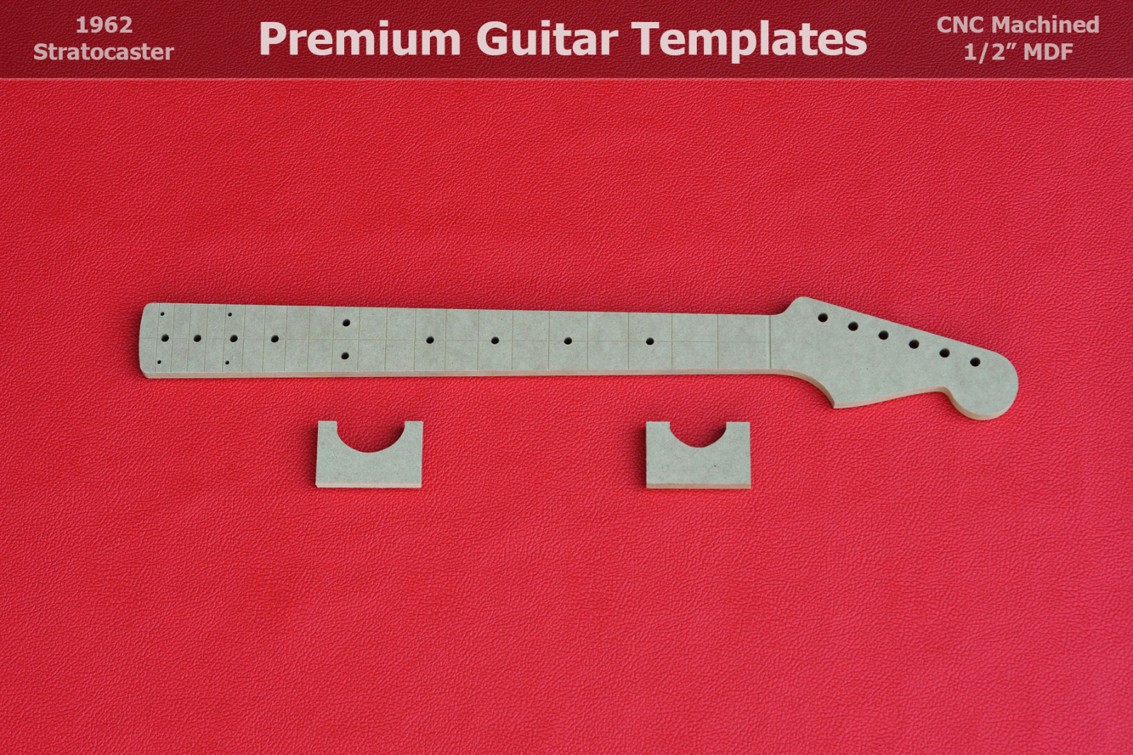 Vintage Stratocaster Guitar Router Template Set wNeck CNC Strat 1/2 ...