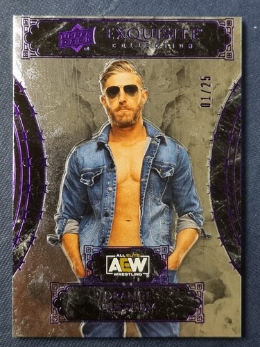 2024 AEW Black Diamond Orange Cassidy Exquisite Collection 01/25 PURPLE ...