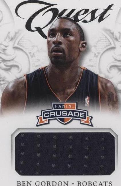2012-13 Panini Crusade - Quest Memorabilia Ben Gordon #85 (MEM) for sale online | eBay