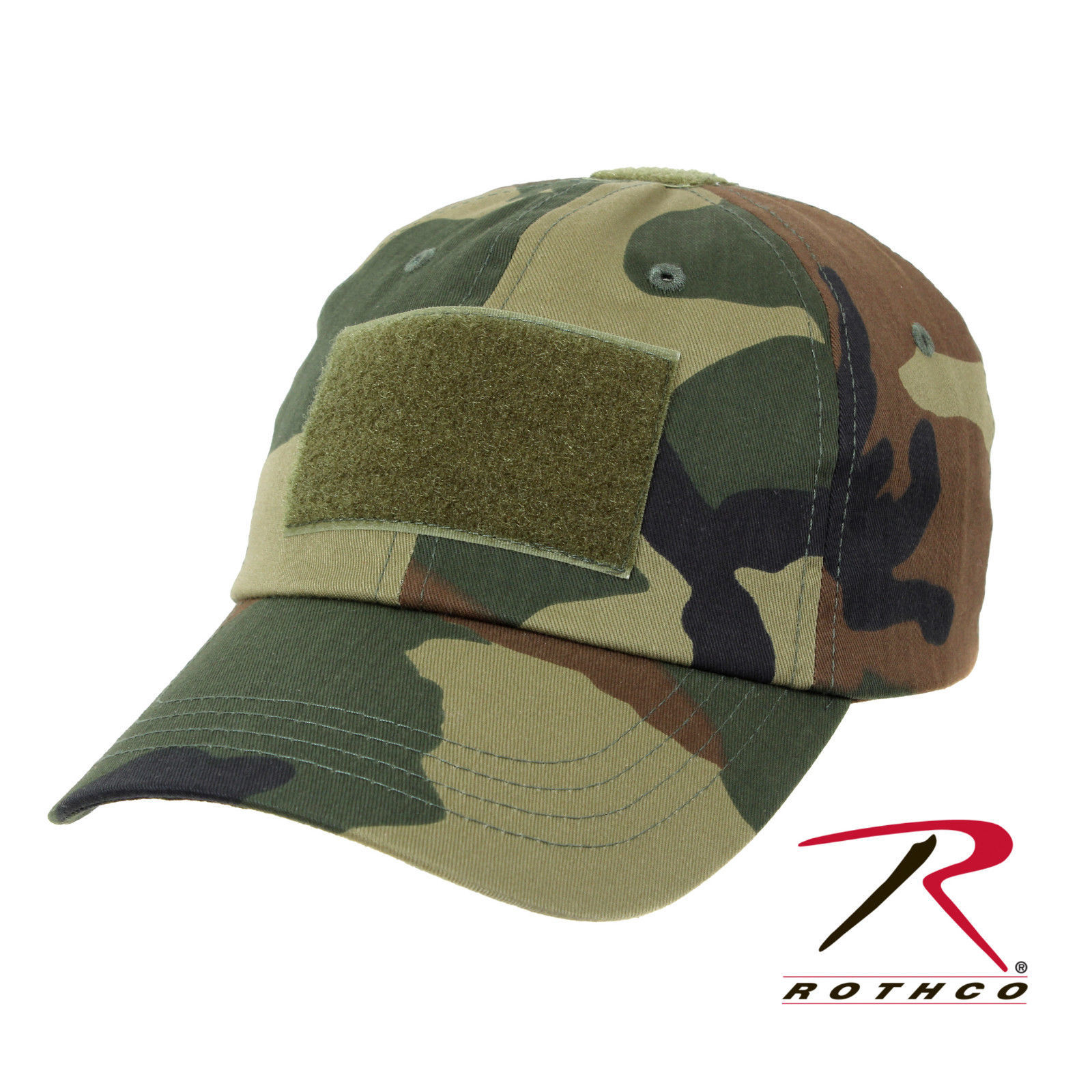WOODLAND CAMOFLAGE ROTHCO TACTICAL OPERATORS CAP OPS HAT ONE SIZE FIT ...