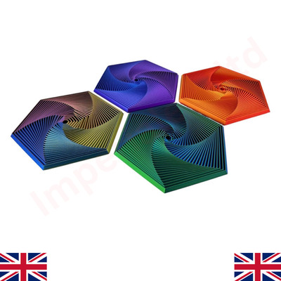 Fidget spinner Anti-Stress Hexagon 3D Printed Portable Fidget Toy ...