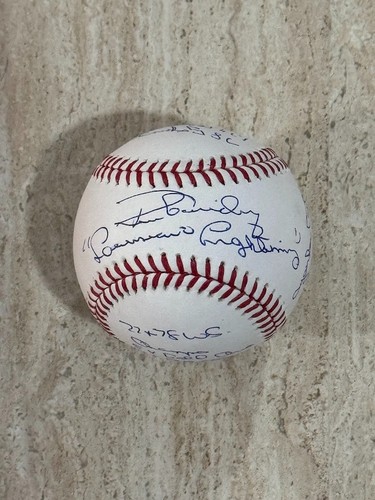 RARE RON GUIDRY LOUISIANA LIGHTNING STATS AND DATES Yankees Signed Auto ...
