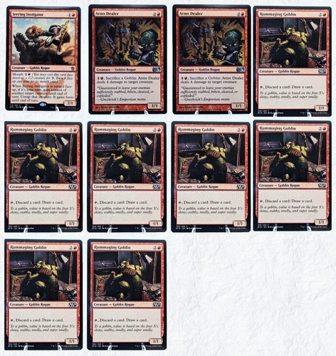 MTG Goblin Rogue Creature Magic Card Lot In Protective Sleeves | eBay