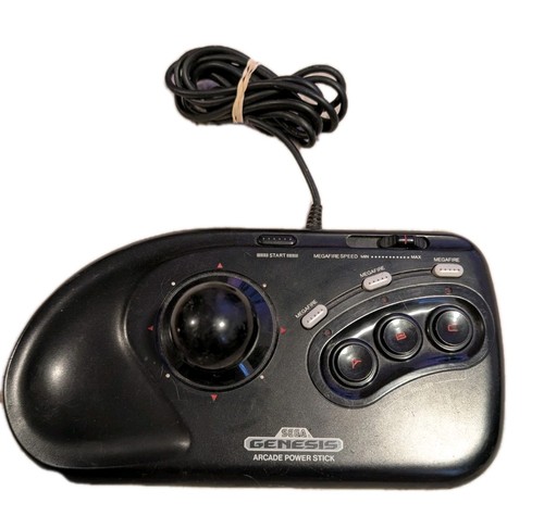 Sega Genesis Arcade Stick Controller MK-1627 Tested Buttons Control ...