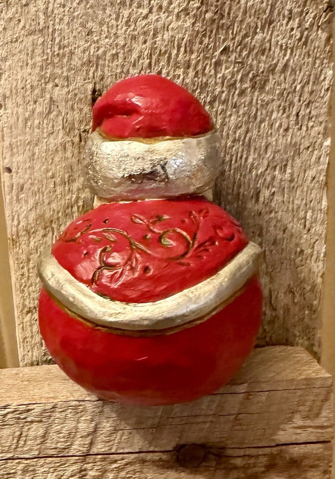 Pam Schifferl * Midwest Of Cannon Falls * Santa Head Ornament | eBay