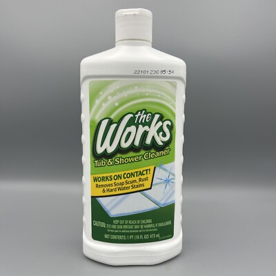 Brand New Homecare Labs The Works Tub & Shower Cleaner 16 fl oz Hard ...
