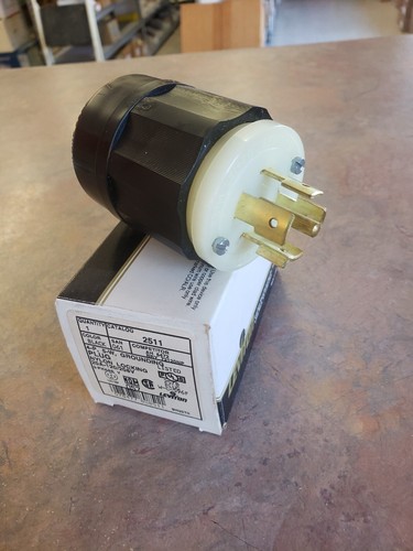 2511 Leviton 20 Amp 120/208 Volt 3PY NEMA L21-20P NEW | eBay