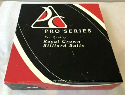 CUE & CASE PRO SERIES ROYAL CROWN BILLIARD BALLS FULL SET IN BOX | eBay