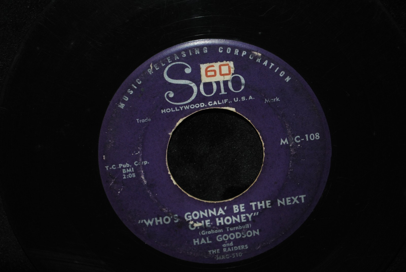 HAL GOODSON Later Baby 45 RECORD RARE ROCKABILLY SOLO RECORDS | eBay