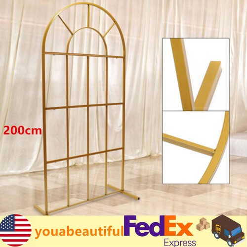 Metal Wedding Arch Stand Venue Decorations Party Arch Frame Backdrop ...