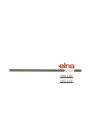 INSTRUCTION OPERATING MANUAL * ELNA PRO 5DE/DC SERGERS* In COLOR * CD ...