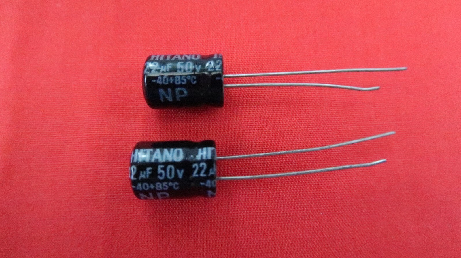 2 x Bipolar / Non-polarised 50v Radial Speaker Crossover Capacitors ...