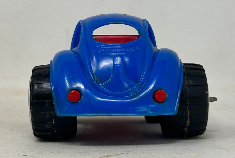 Vintage Blue Plastic VW Volkswagen Beetle Bug Toy | eBay