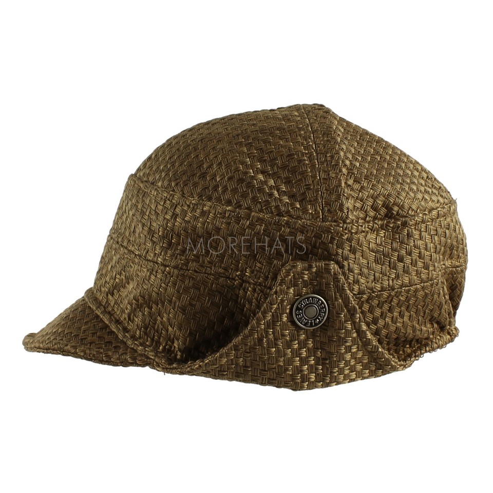 Faux Jute Natural Floppy Short Brim Hip-hop Baseball Cap Aviator ...