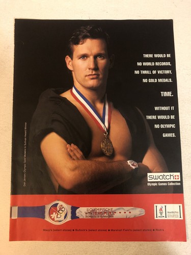 1995 Swatch Watch Olympics Print Ad Advertisement pa4 | eBay