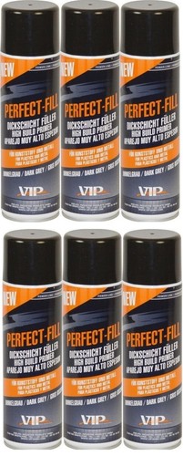 6 Cans VIP Perfect-Fill high Build Primer Grey 15 oz., German Made | eBay