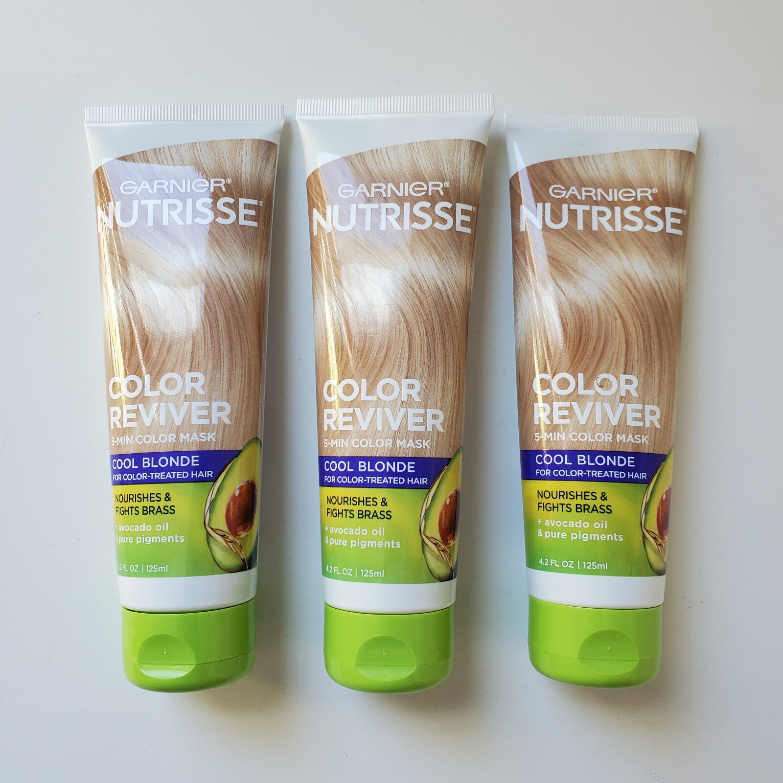Lot Of 3 Garnier Nutrisse Color Reviver 5-Min Minute Color Mask Cool ...