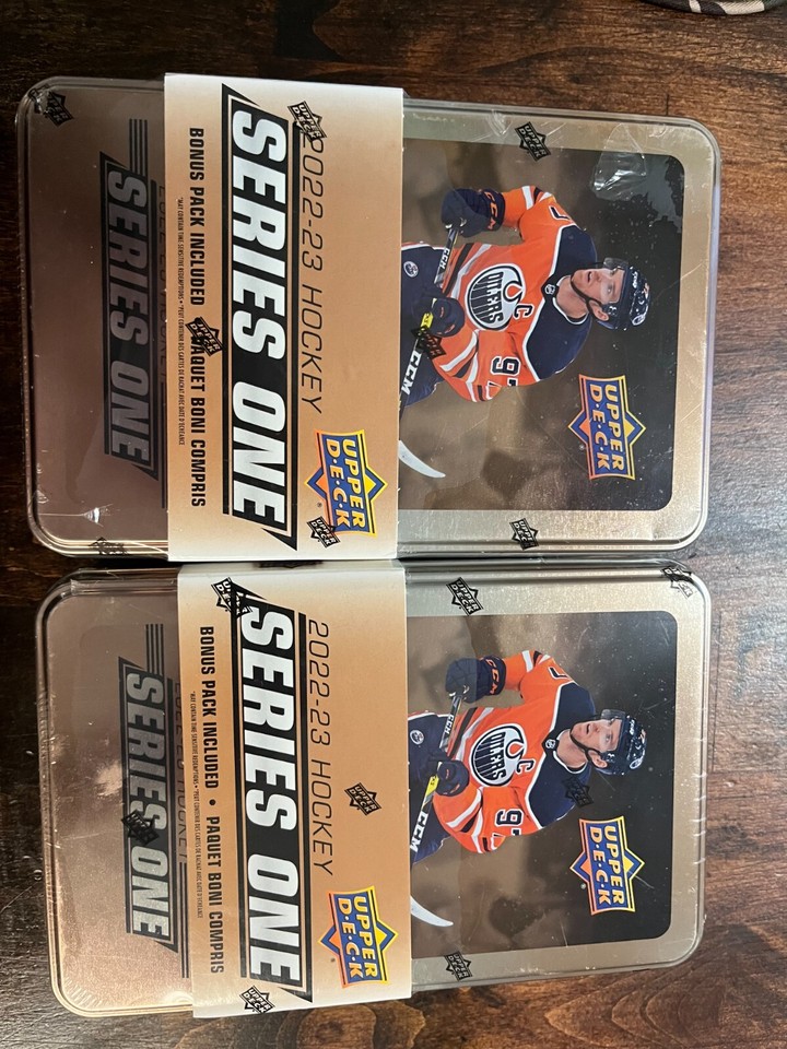 2022-23 Upper Deck Series 1 One Hockey Cards Tin Sealed | eBay