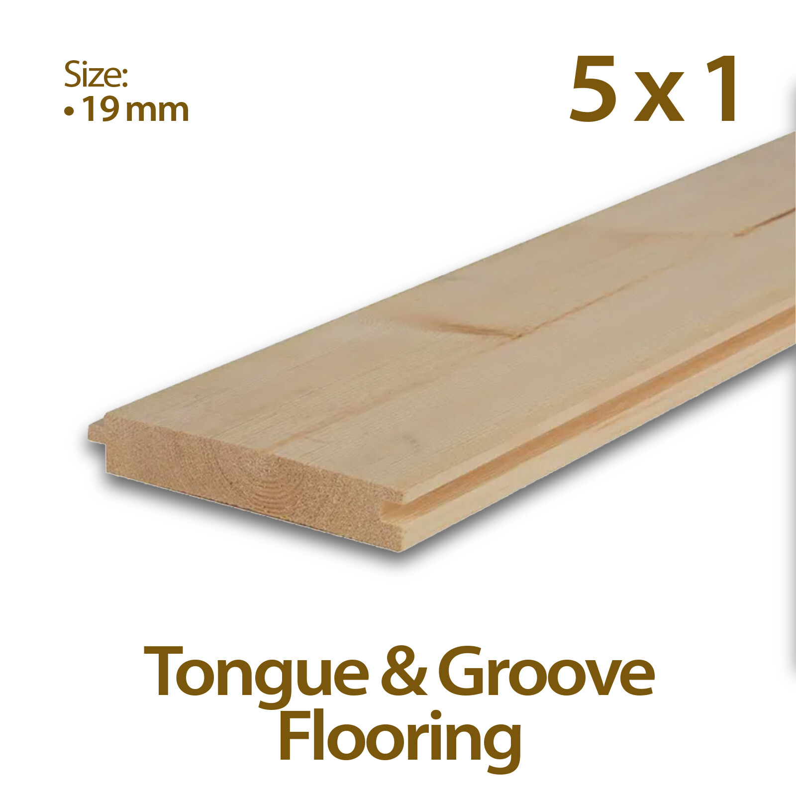 19mm 5 inch Tongue and Grooved Pine Untreated Floorboards | eBay UK