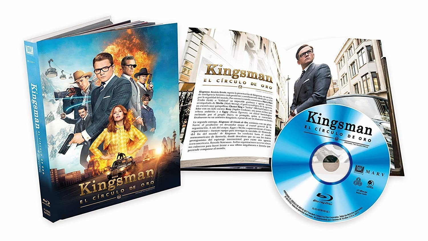 Kingsman: El Circulo De Oro Bluray Digibook [Blu-ray] | eBay