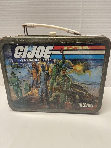 GI Joe 1982 Vintage Lunch Box a Real American HERO, No Thermos. *See ...