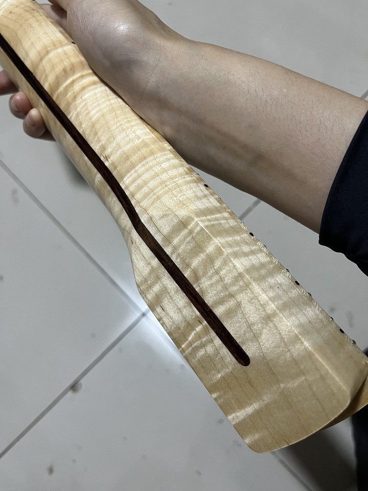 AAA Gloss reverse headstock Left hand 22fret Flame Maple Electric ...