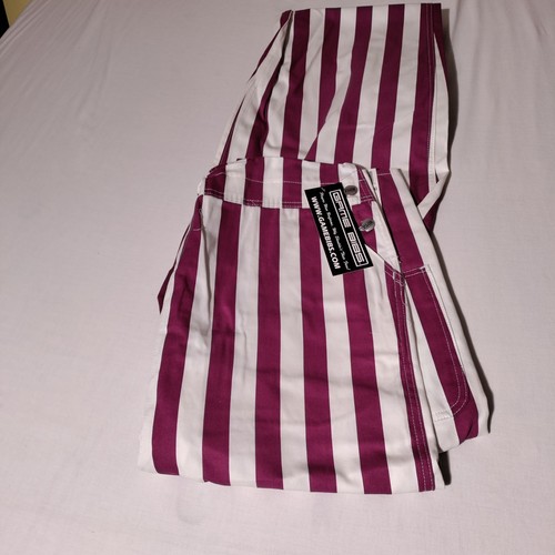 Game Bibs Overalls Magenta (?) White Adult Game Day Bibs XL NWT | eBay