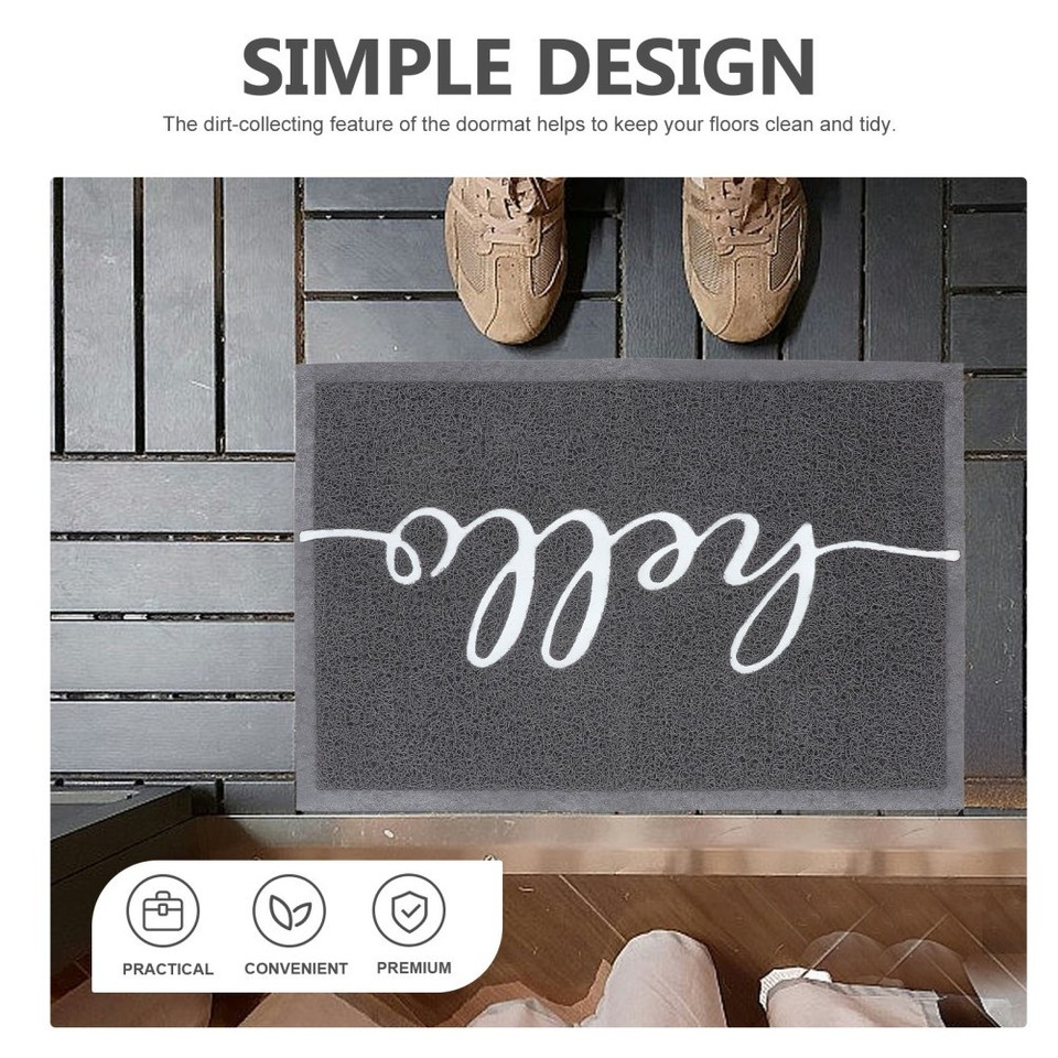 Front Door Mat Outdoor Indoor Heavy Duty Non Slip Doormat Entrance ...