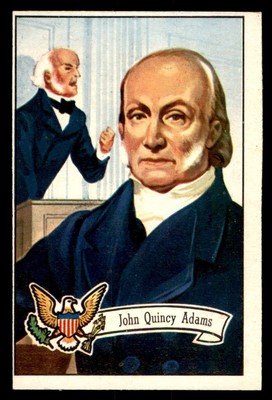 1956 Topps U.S. Presidents #9 John Quincy Adams VG/EX *d2 | eBay