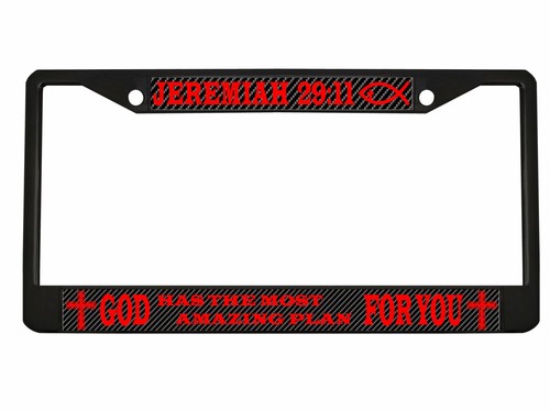 Jeremiah 29:11 God Has The Most Amazing Plan for You License Plate ...